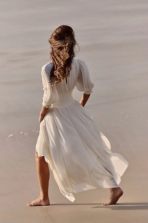 Free People Teyana Maxi Dress - Moonglow