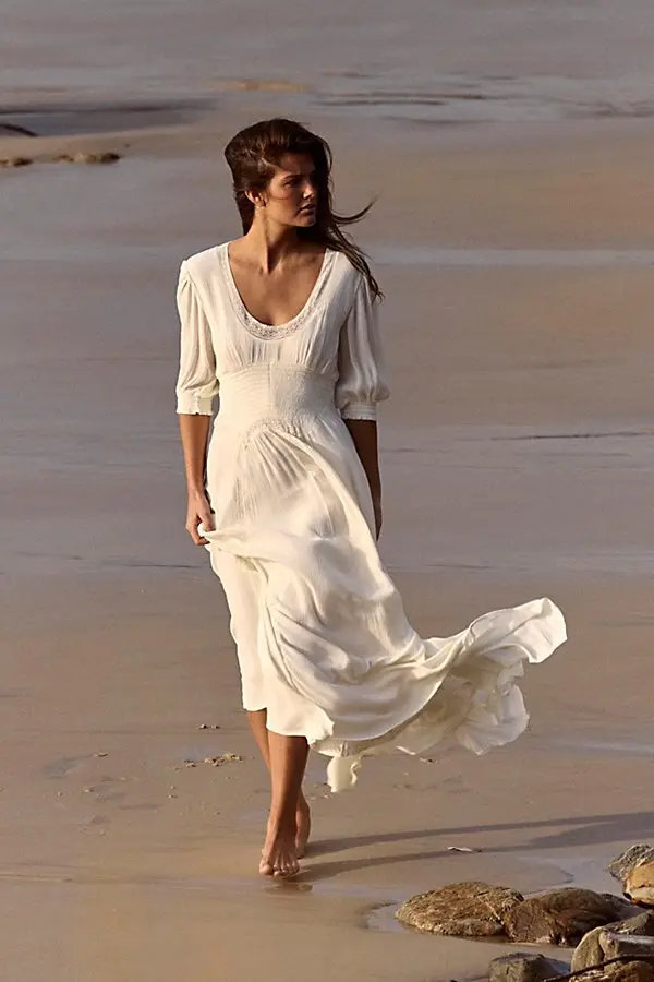 Free People Teyana Maxi Dress - Moonglow