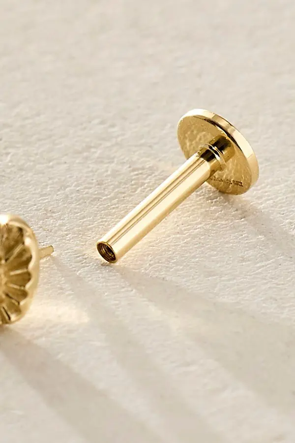 LOCAL ECLECTIC Heart Flatback Earrings