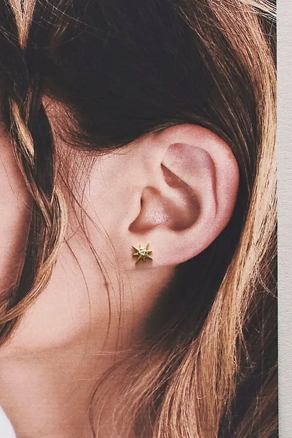 LOCAL ECLECTIC Starburst Flatback Earrings