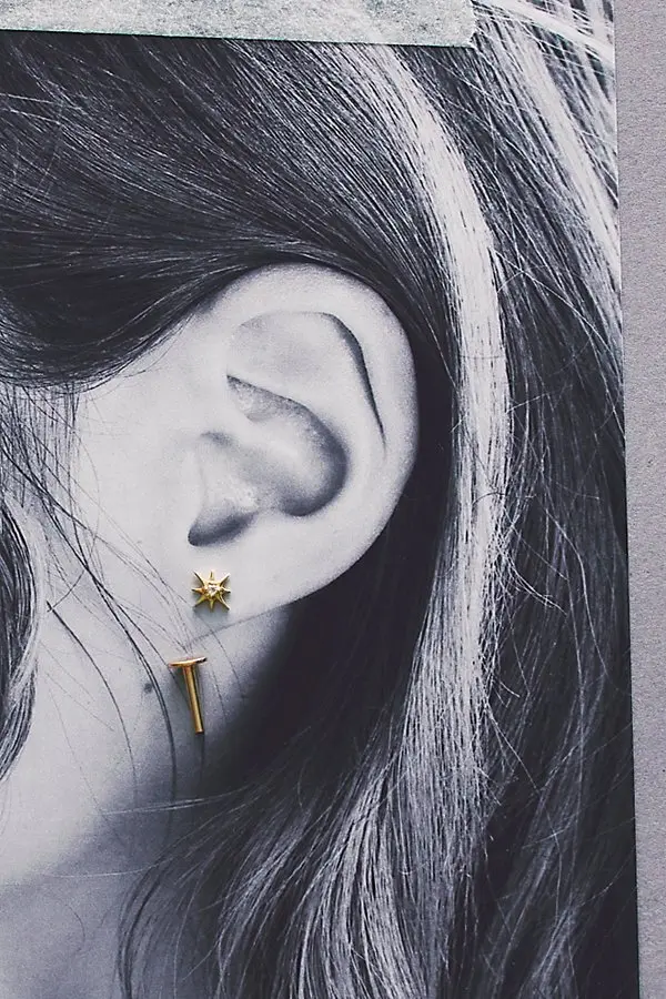 LOCAL ECLECTIC Starburst Flatback Earrings