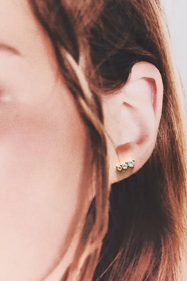 LOCAL ECLECTIC Shimmer Flatback Earrings