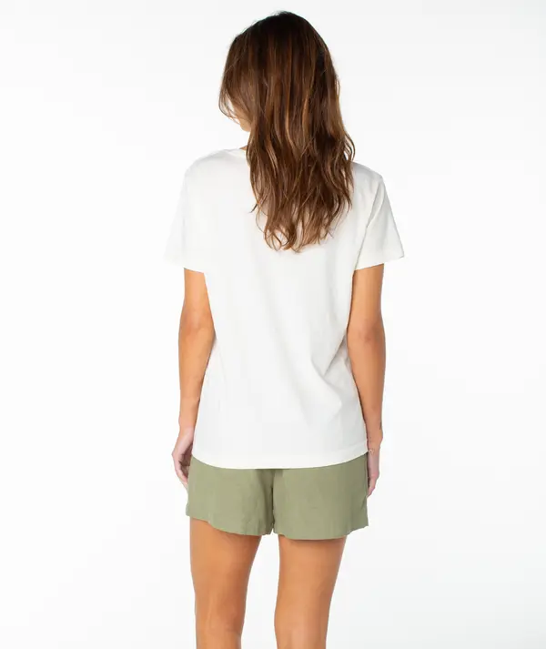 Roxy Coastal Beach Boyfriend Crew Graphic T-shirt