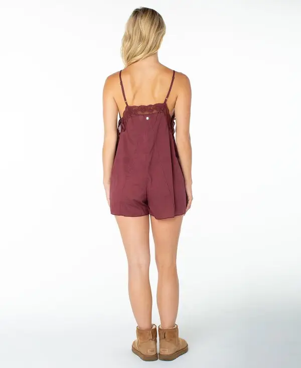 Roxy Moonrise Romper - Port Solid