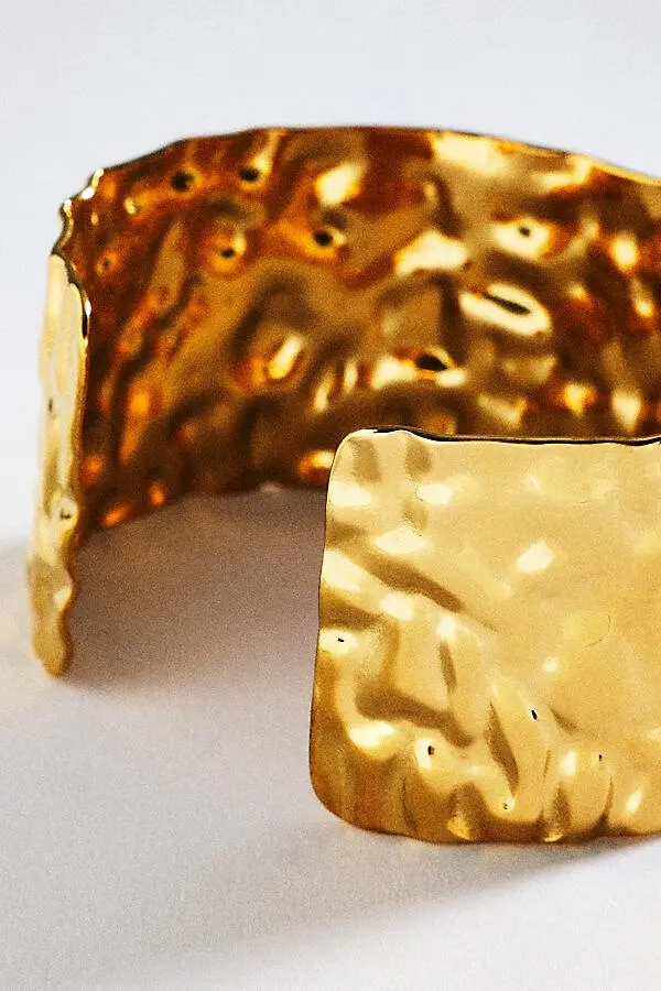 Anthropologie Molten Cuff Bracelet - Gold