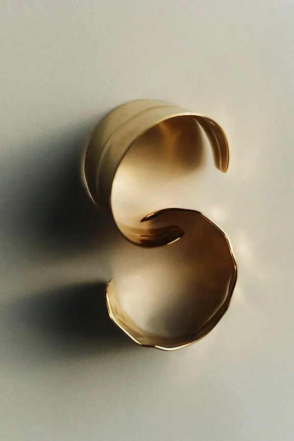 Anthropologie Molten Cuff Bracelet - Gold