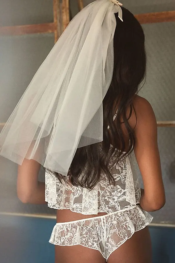 FLEUR DU MAL Jasme Lace Thong