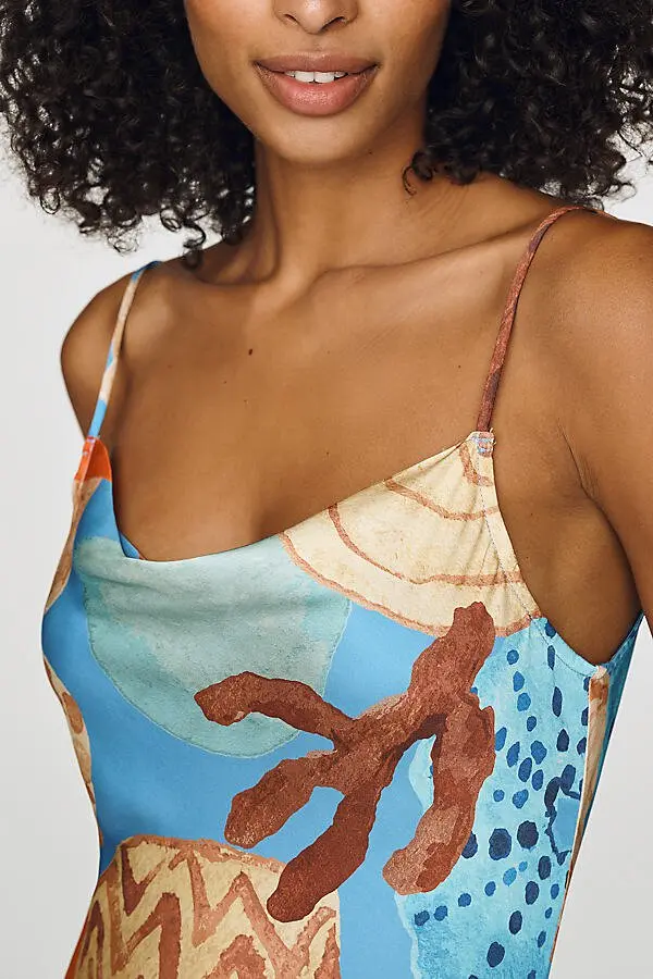 NEVER FULLY DRESSED Patti Midi Slip Dress