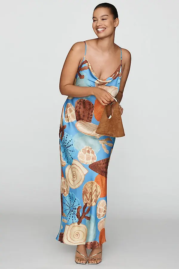NEVER FULLY DRESSED Patti Midi Slip Dress