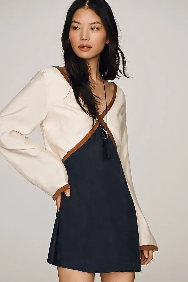 SANCIA Alba Long Sleeve Mini Dress