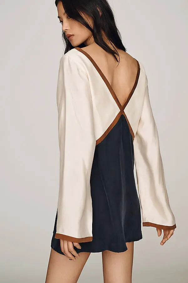 SANCIA Alba Long Sleeve Mini Dress