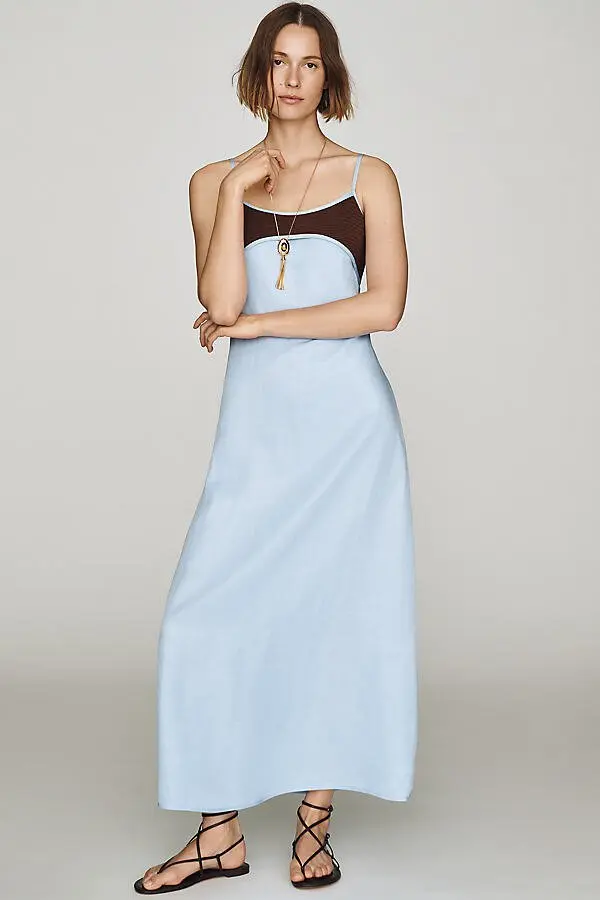 SANCIA Ella Colorblock Midi Dress