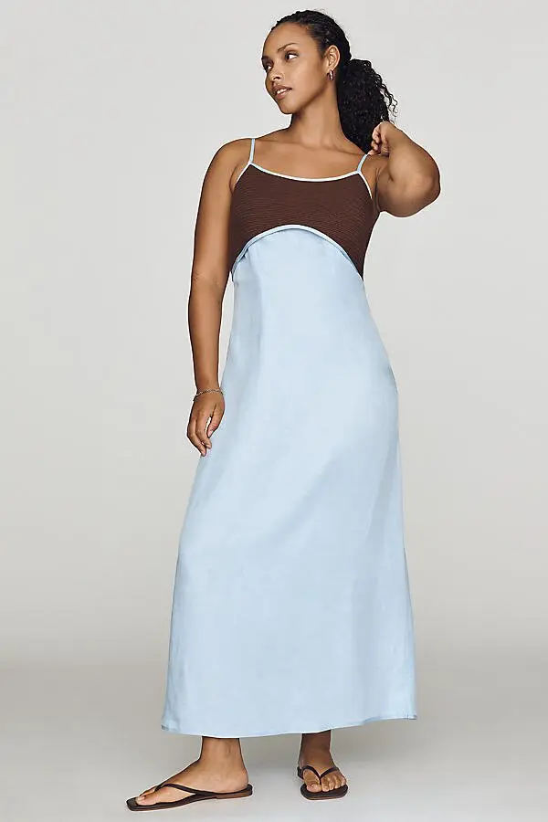 SANCIA Ella Colorblock Midi Dress
