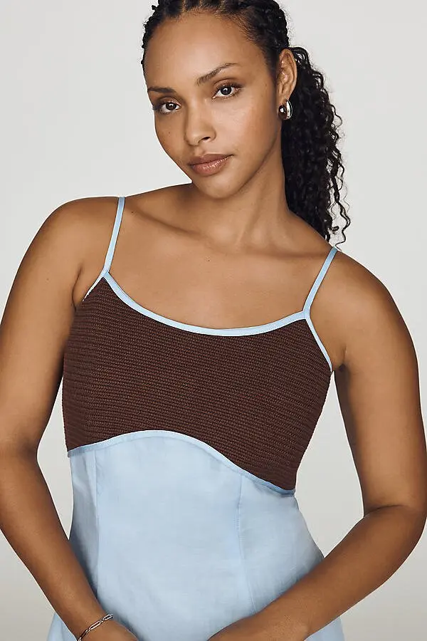 SANCIA Ella Colorblock Midi Dress