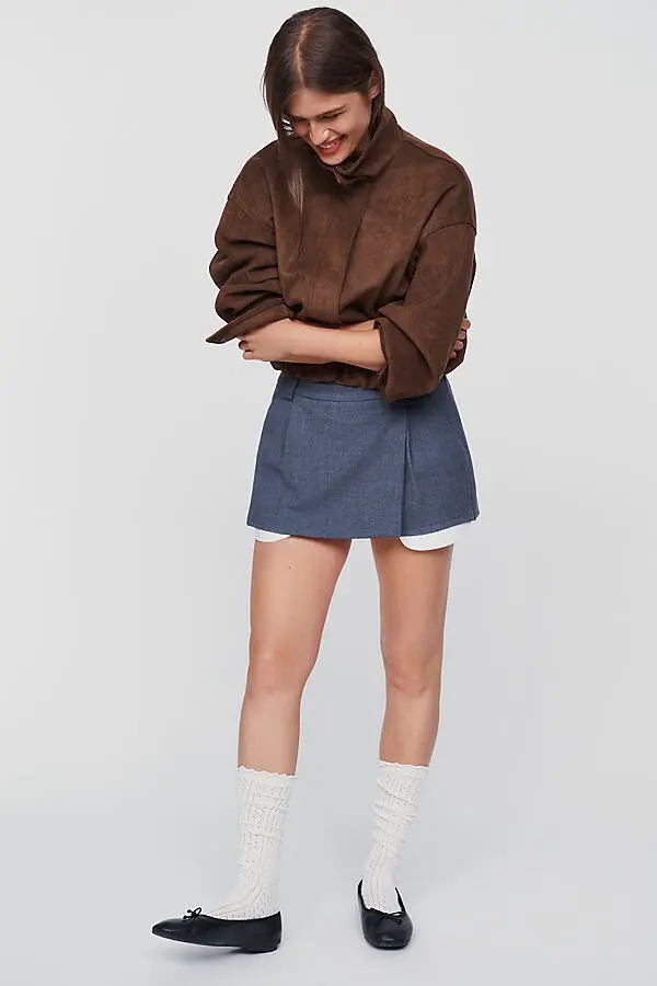 Anthropologie Pointelle Knee-high Socks - Ivory