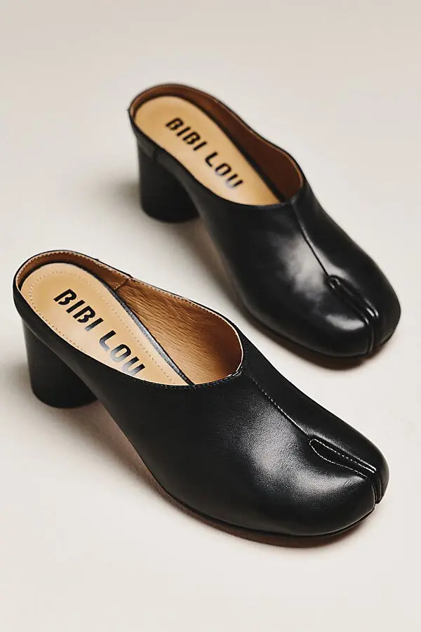 BIBI LOU Split-toe Heeled Mules