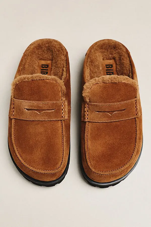 BIBI LOU Platform Loafer Mules - Caramelo