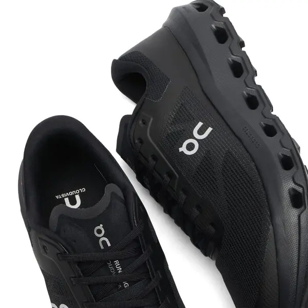 On Cloudvista 3 Athletic Sneakers - Black/black