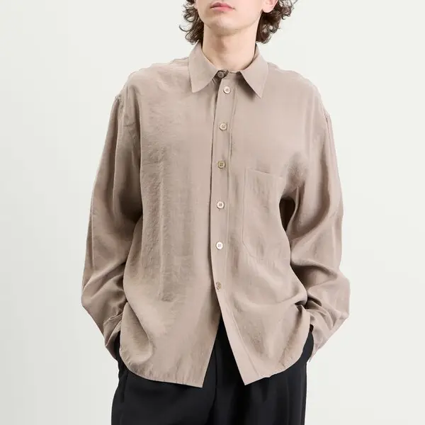 Studio Nicholson Emper Oversized Patch Pocket Shirt