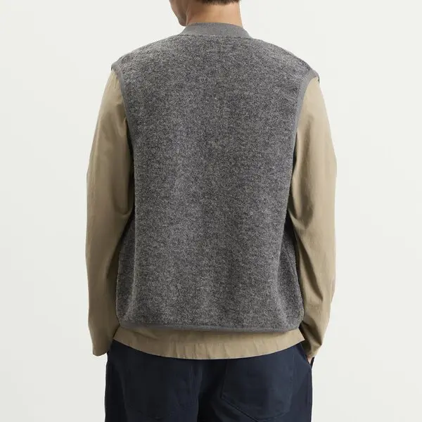 Universal Works Wool Fleece Zip Waistcoat