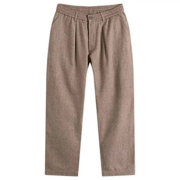 Universal Works Wool Herringbone Pleated Track Pant