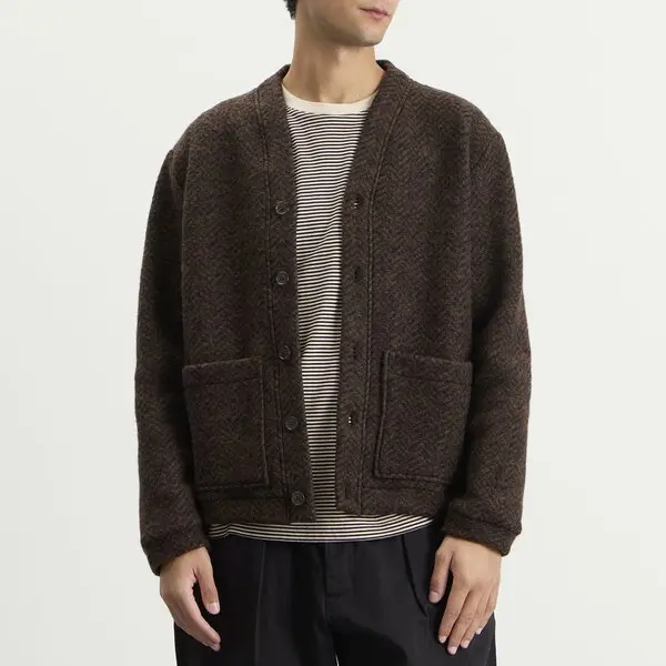 Universal Works Raven Fleece Advance Cardigan
