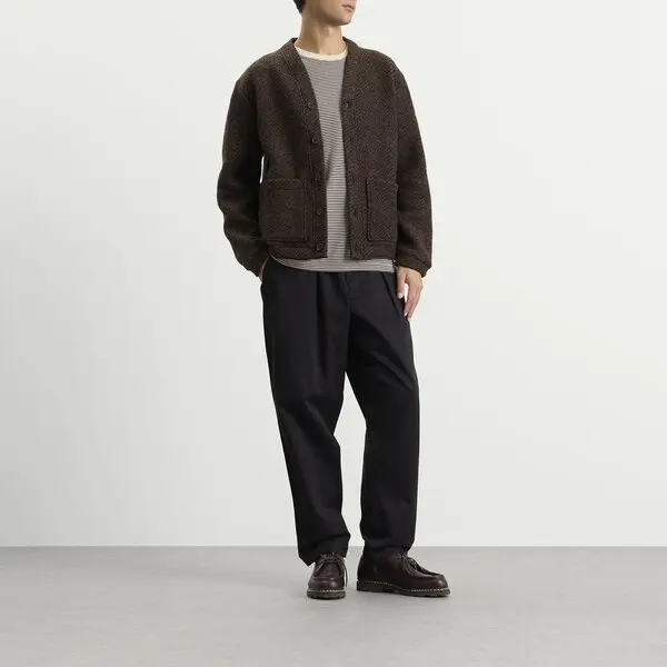 Universal Works Raven Fleece Advance Cardigan