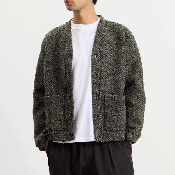 Universal Works Raven Fleece Advance Cardigan