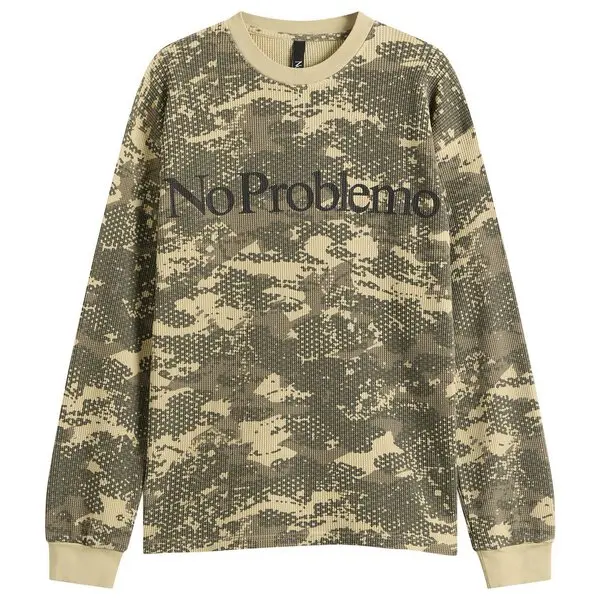 NO PROBLEMO Forest Waffle Ls T-shirt