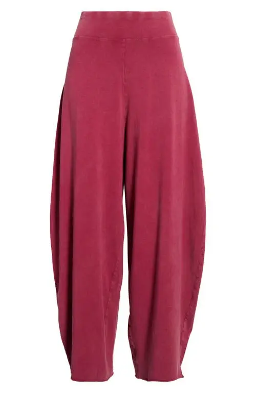 Free People Hot Shot Barrel Leg Pants - Brick