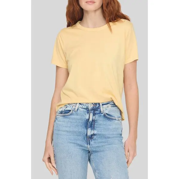 PROJECT SOCIAL T Baker Crewneck T-shirt - Sahara Sun