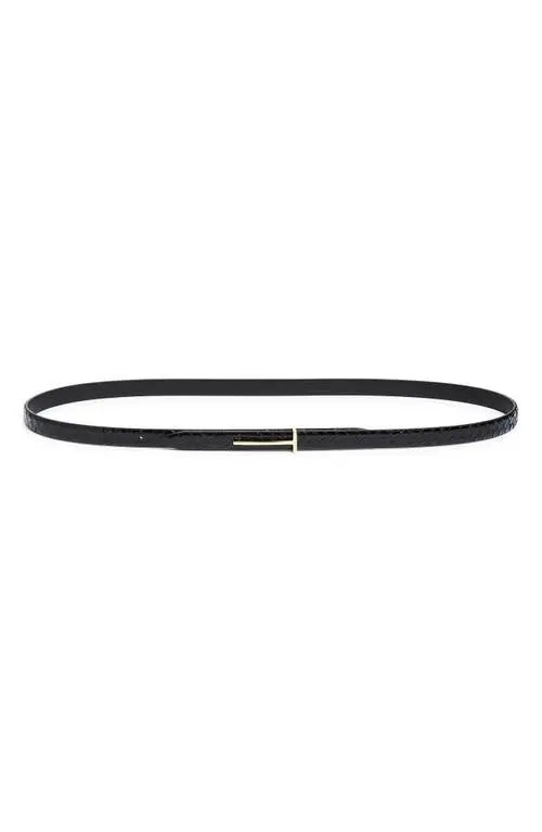 TOM FORD Skinny Python Embossed Leather Belt