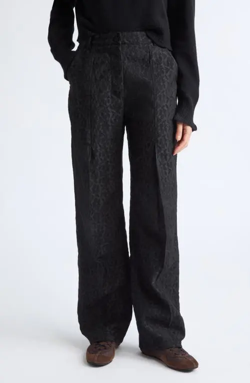 Cecilie Bahnsen Darmela Begonia Jacquard Pants - Black
