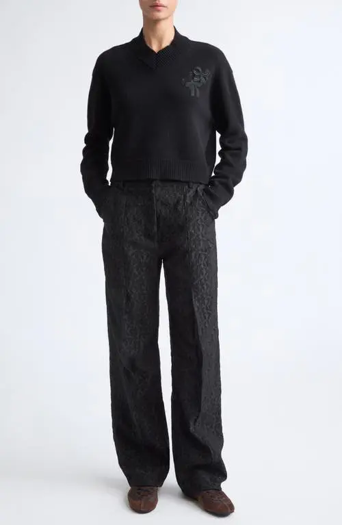Cecilie Bahnsen Darmela Begonia Jacquard Pants