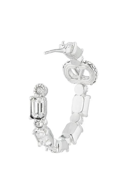 Valentino Garavani Vlogo Hoop Earrings