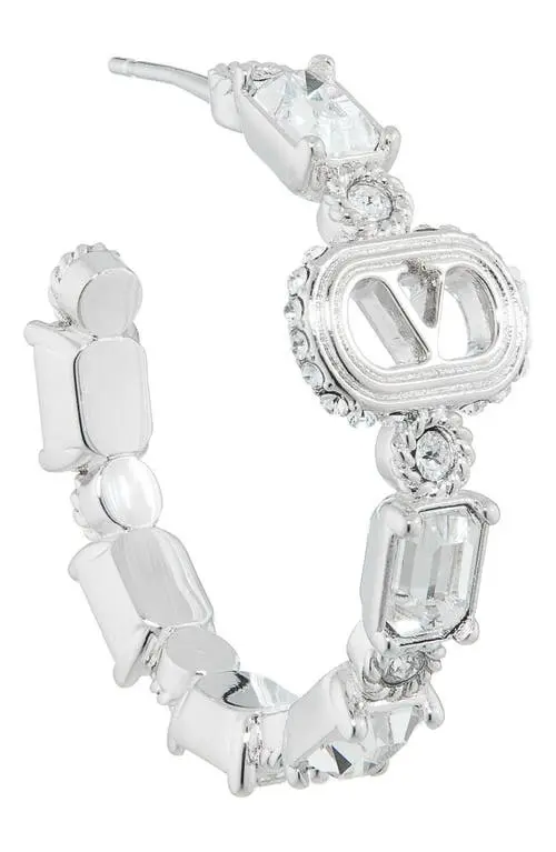 Valentino Garavani Vlogo Hoop Earrings