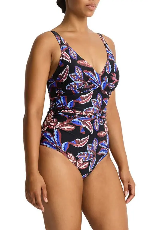 SEA LEVEL Cross Front One-piece Swimsuit