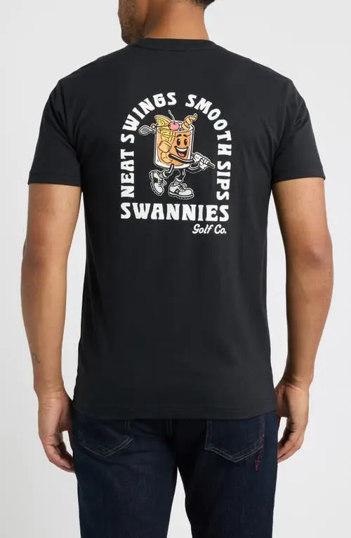 SWANNIES Sips Graphic T-shirt