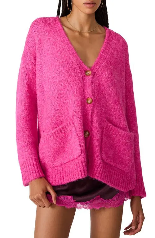 Steve Madden Finley Cardigan - Pink Violet