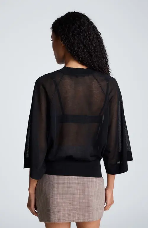 KENNETH COLE Raglan Sleeve Crewneck Sweater