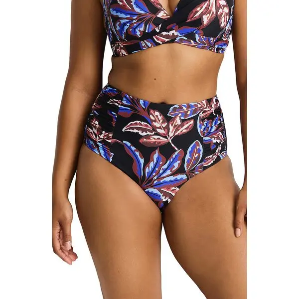 SEA LEVEL High Waist Gathered Swim Briefs