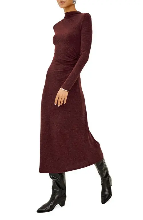Rails Margaret Mock Neck Jersey Midi Dress