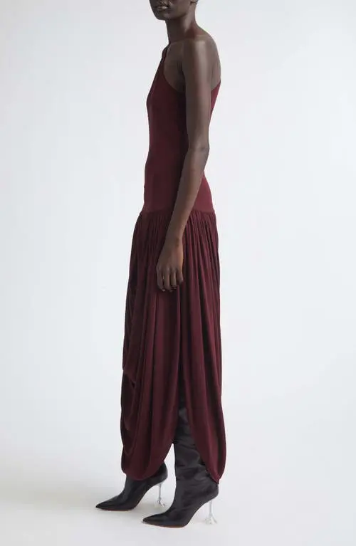 Brandon Maxwell Mila One-shoulder Jersey Dress