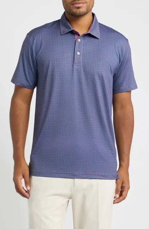 SWANNIES Gleam Performance Golf Polo - Blue Horizon