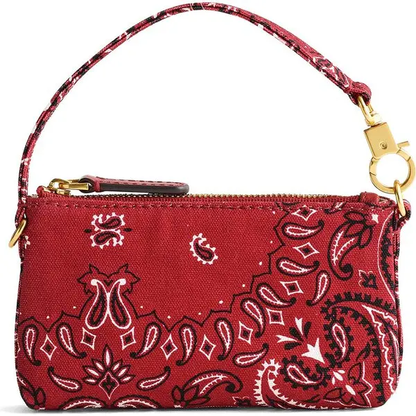 Madewell Bandana Mini Pouch - Barn Red