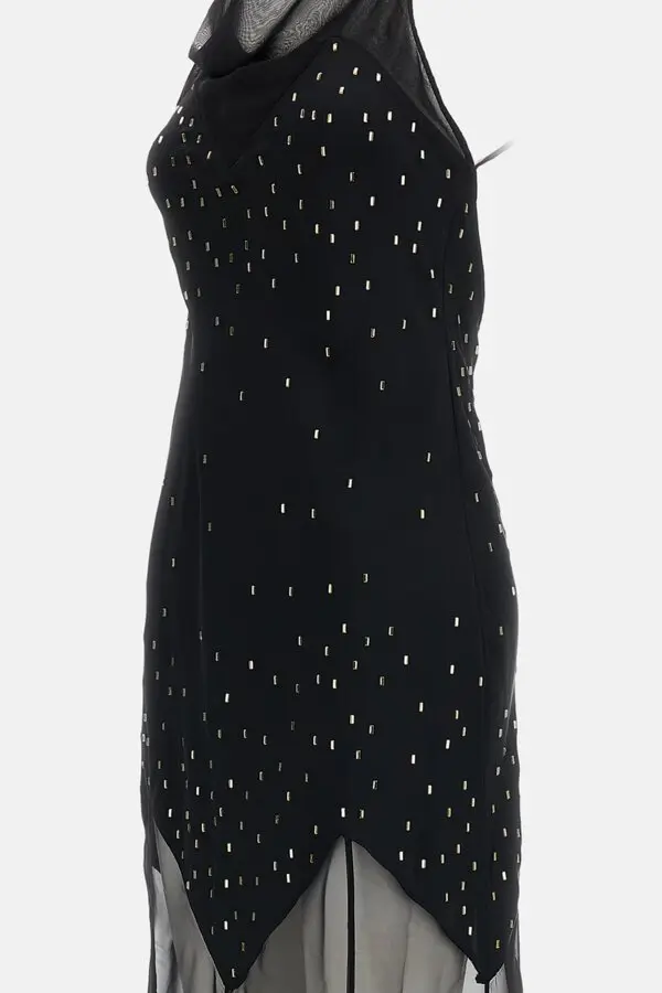 Rabanne Long Dress With Rhinestones