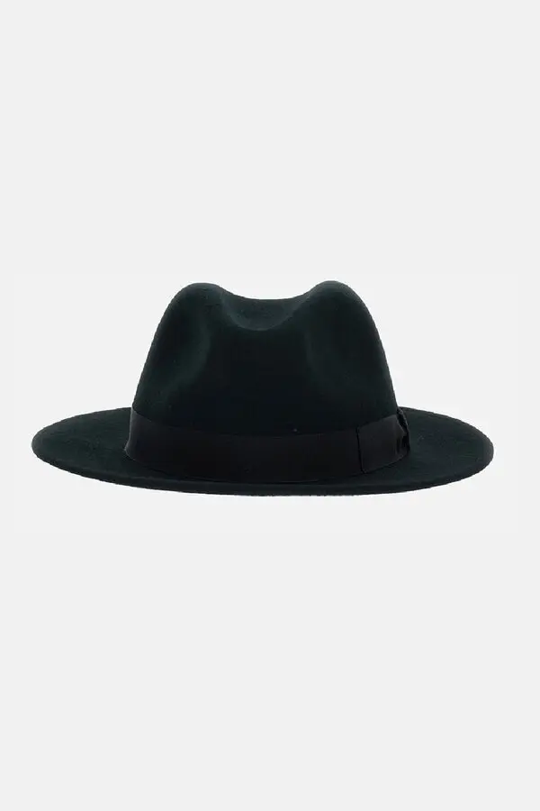Borsalino Wool Felt Fedora Hat - Nero