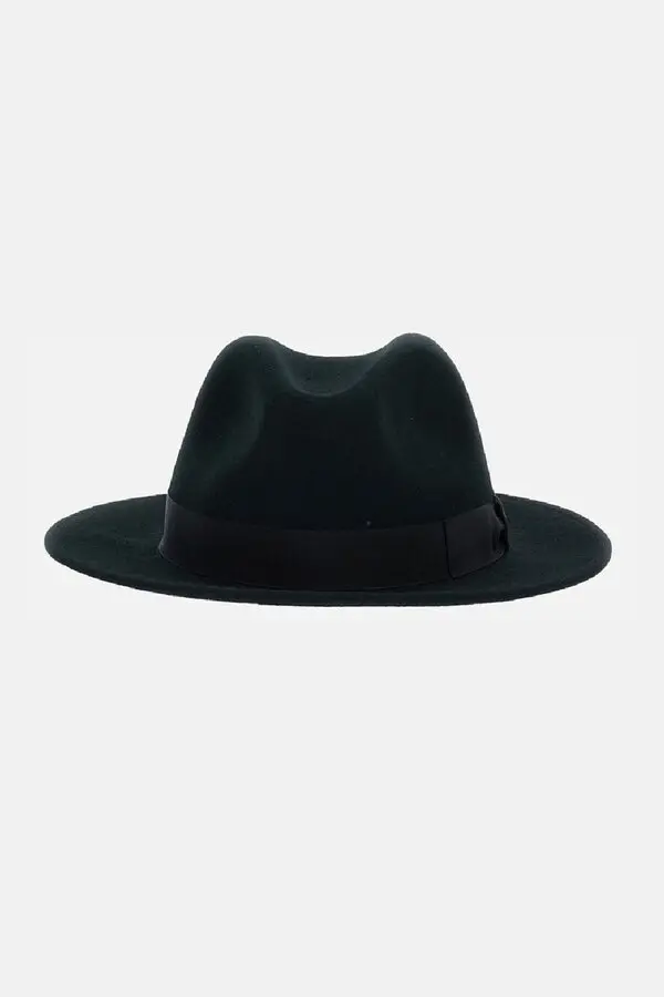 Borsalino Wool Felt Fedora Hat - Nero