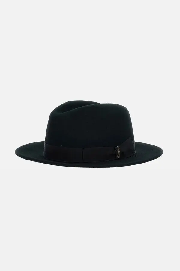 Borsalino Wool Felt Fedora Hat - Nero