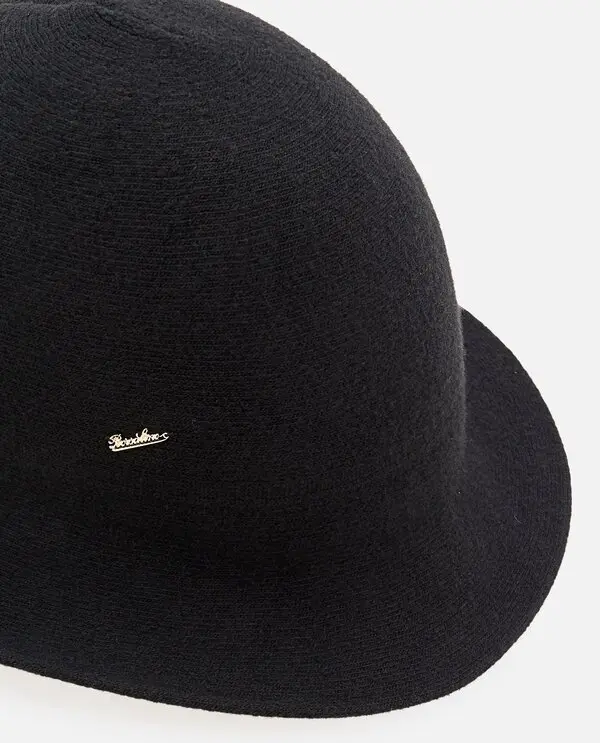 Borsalino Angelina Cloche Hat In Eco-cashmere